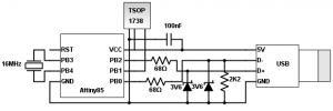 Attiny85 Based Universal PC Remote | SNR LAB